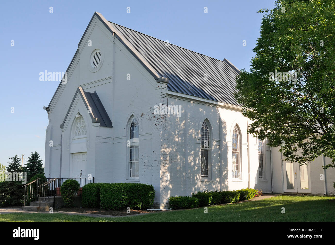 Rural Protestant Christian church in America Stock Photo - Alamy