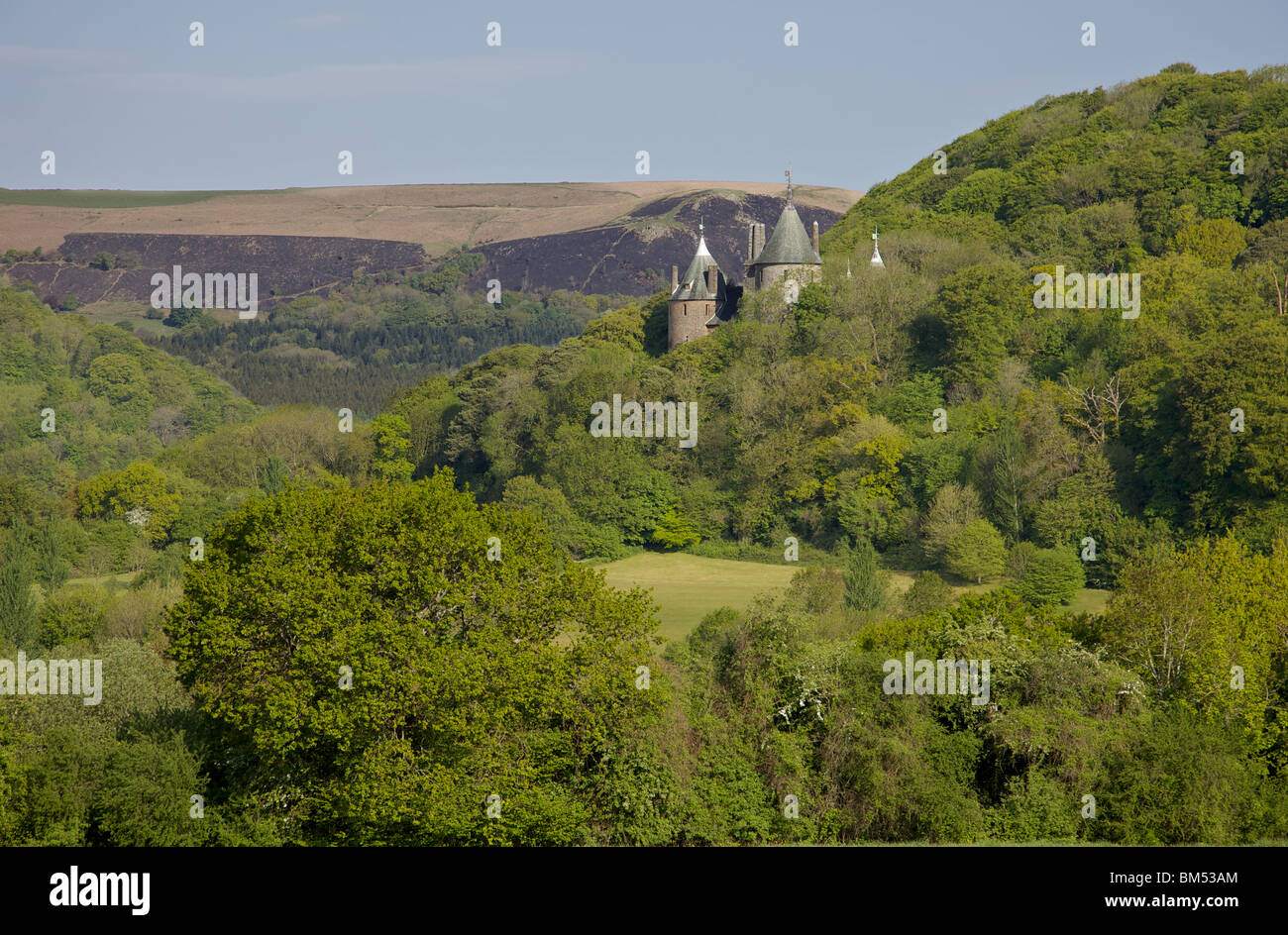 Castle Couch in Wales Stock Photo - Alamy