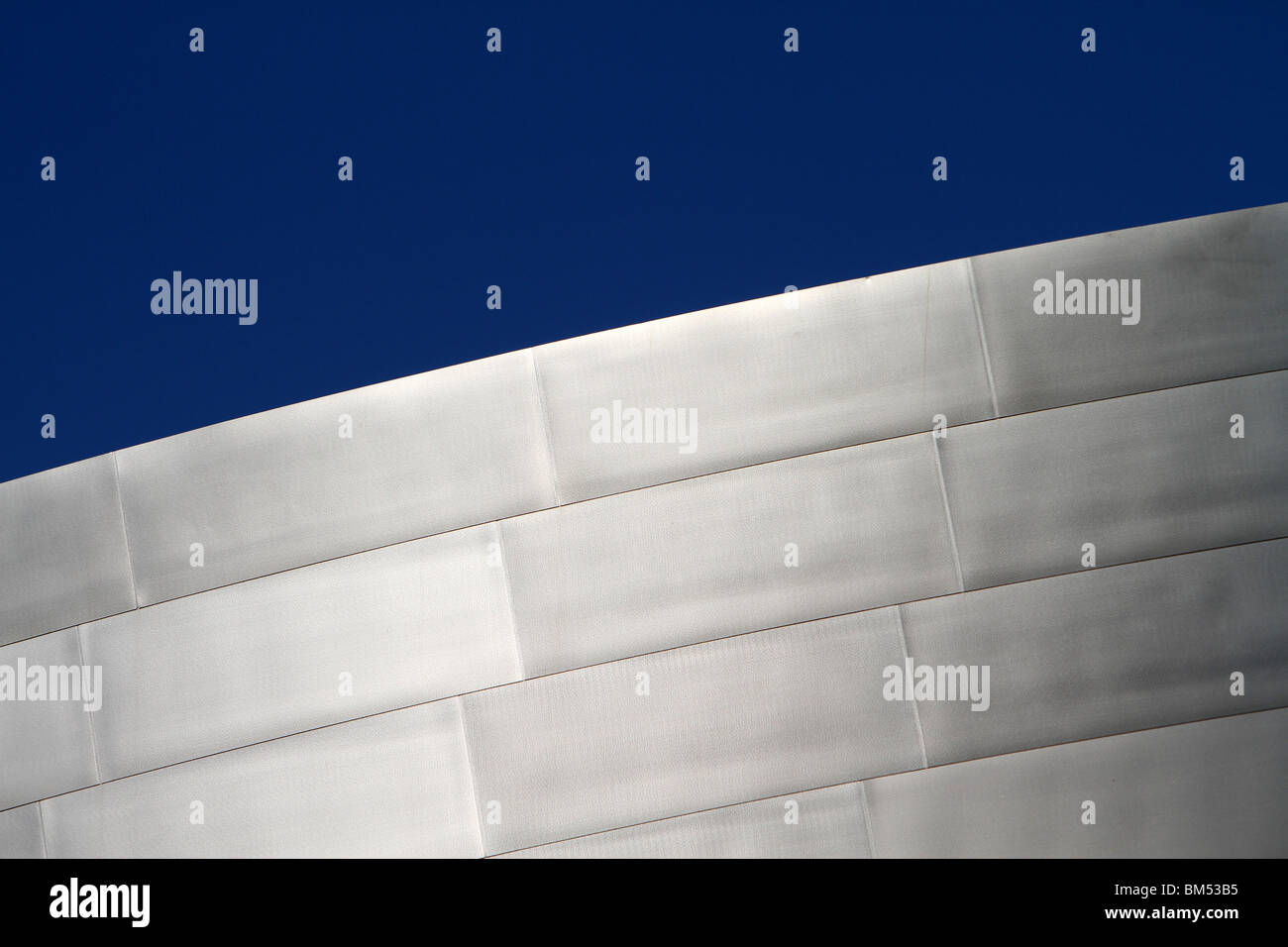 Views of the Walt Disney Concert Hall designed by Frank Gehry in Los ...