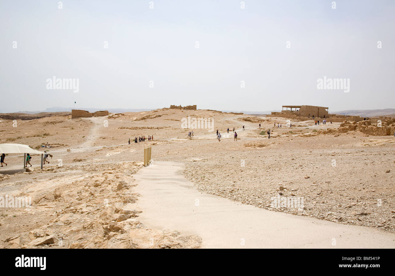 Masada and King Herod's ancient fortress - Israel Stock Photo - Alamy