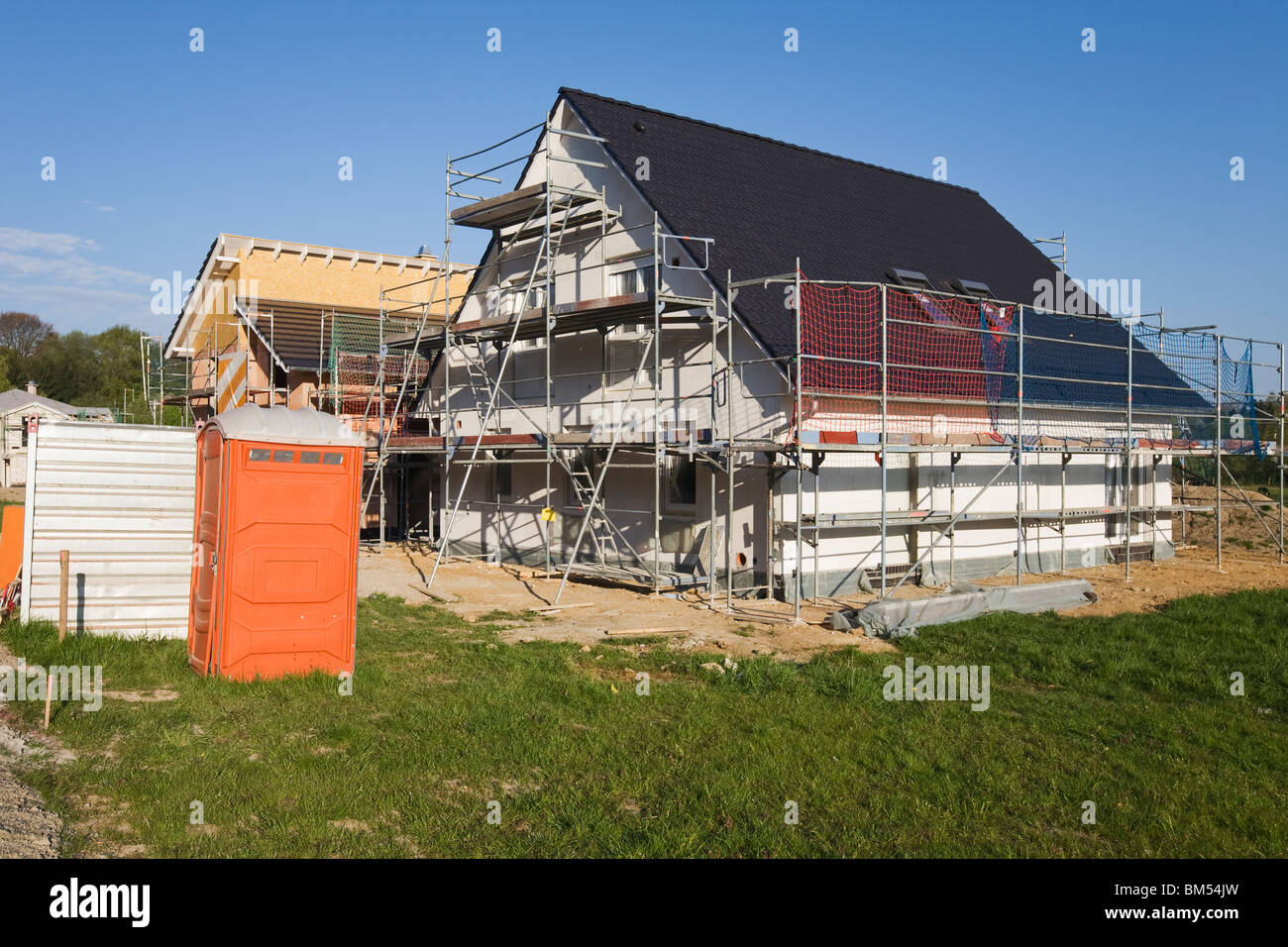 Single Family Home under Construction Stock Photo - Alamy