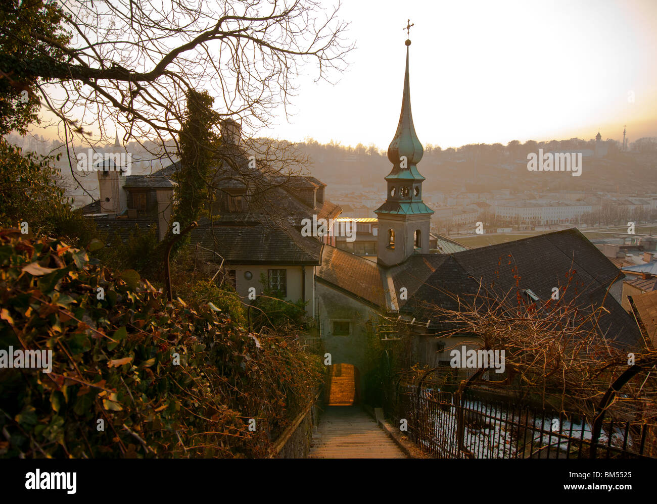 Staircase steep european hi-res stock photography and images - Alamy