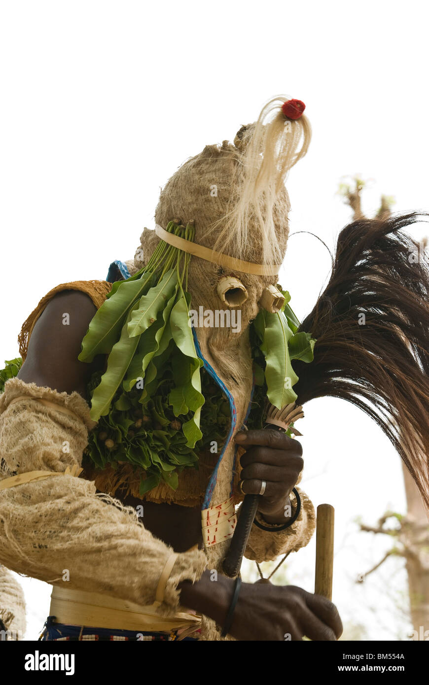 Bassari celebration with dancers on traditional clothes, Ethiolo ...