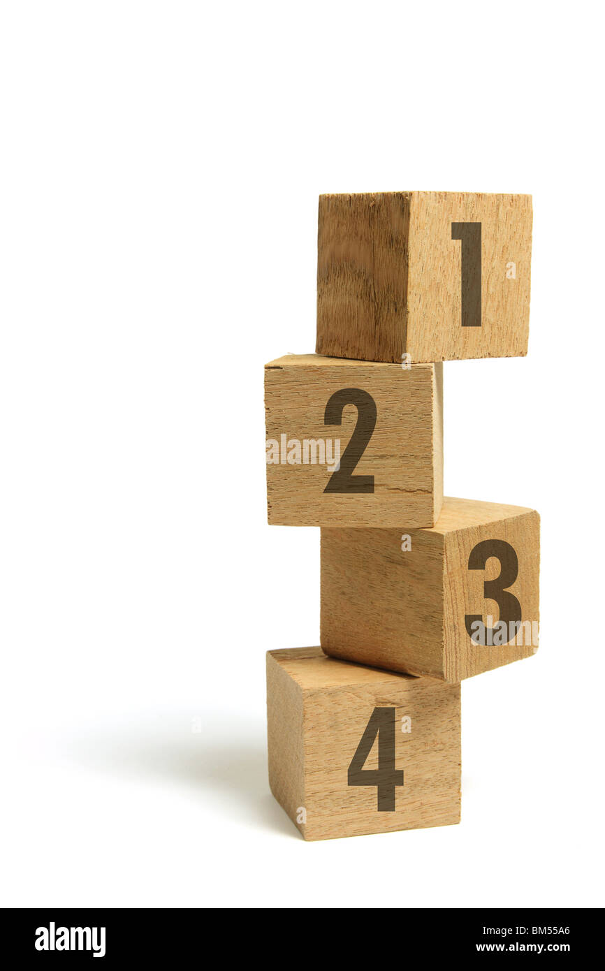 Number blocks hi-res stock photography and images - Alamy