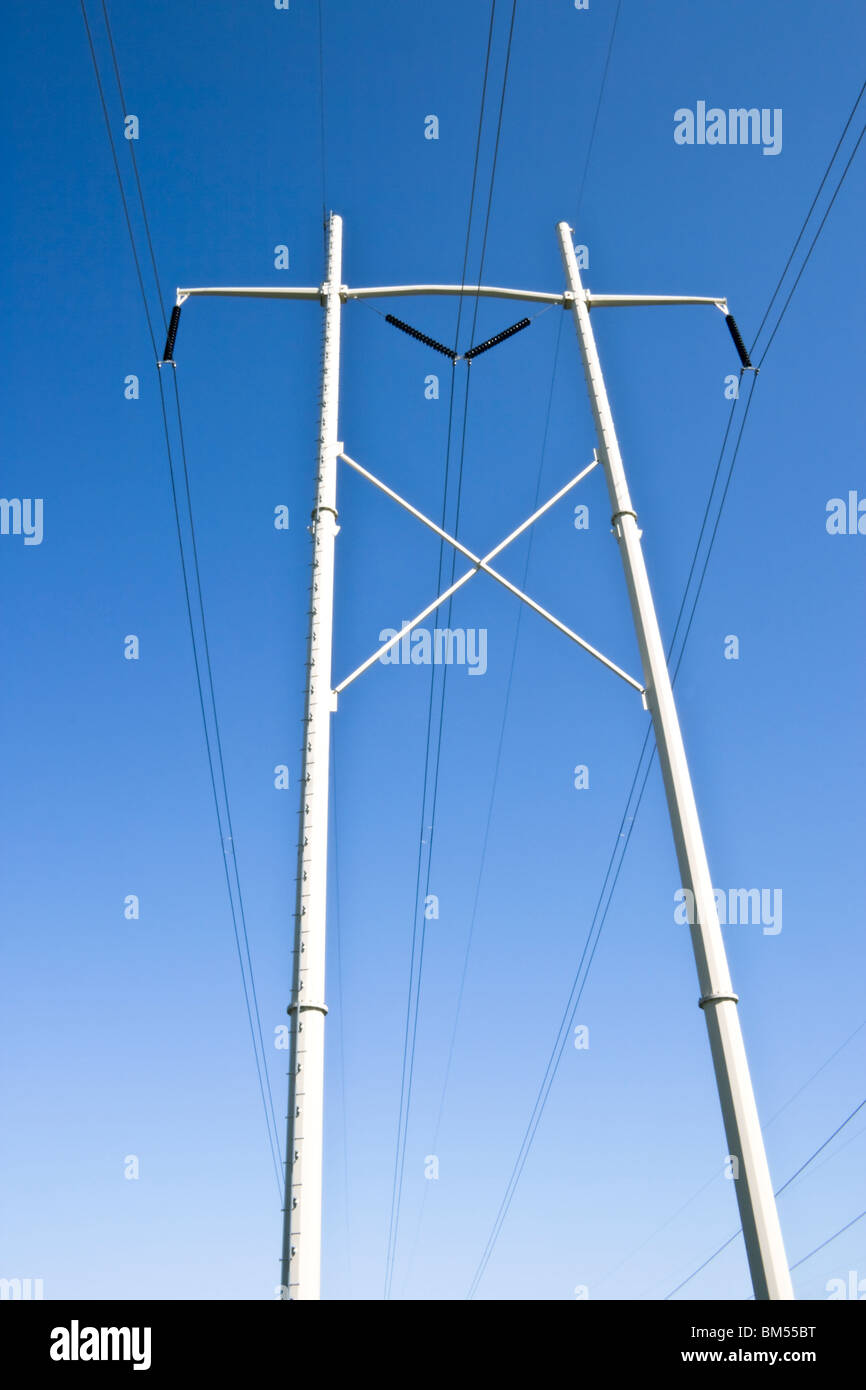 High voltage power lines hi-res stock photography and images - Alamy