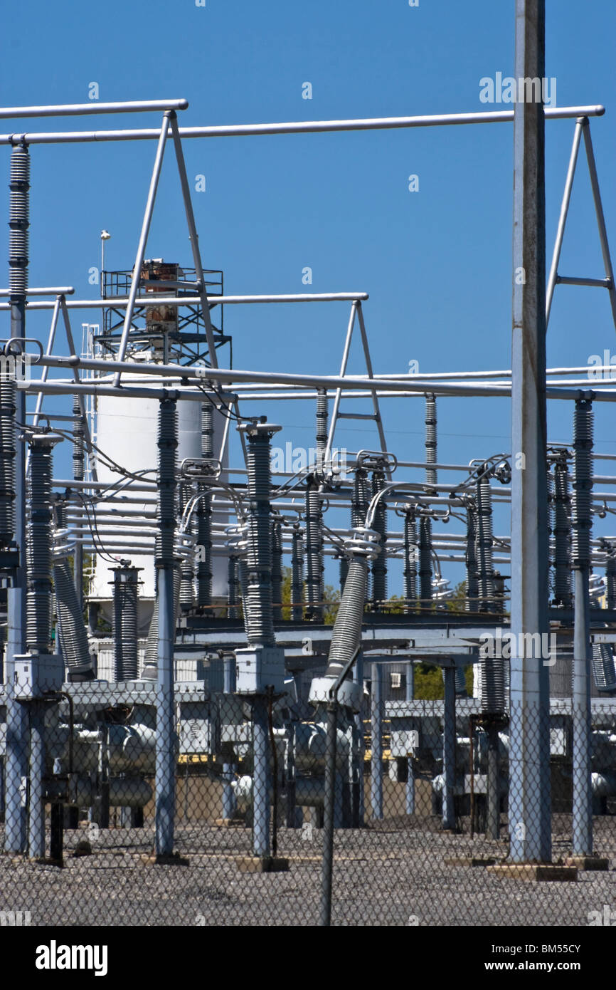 High Voltage Power generation Stock Photo - Alamy