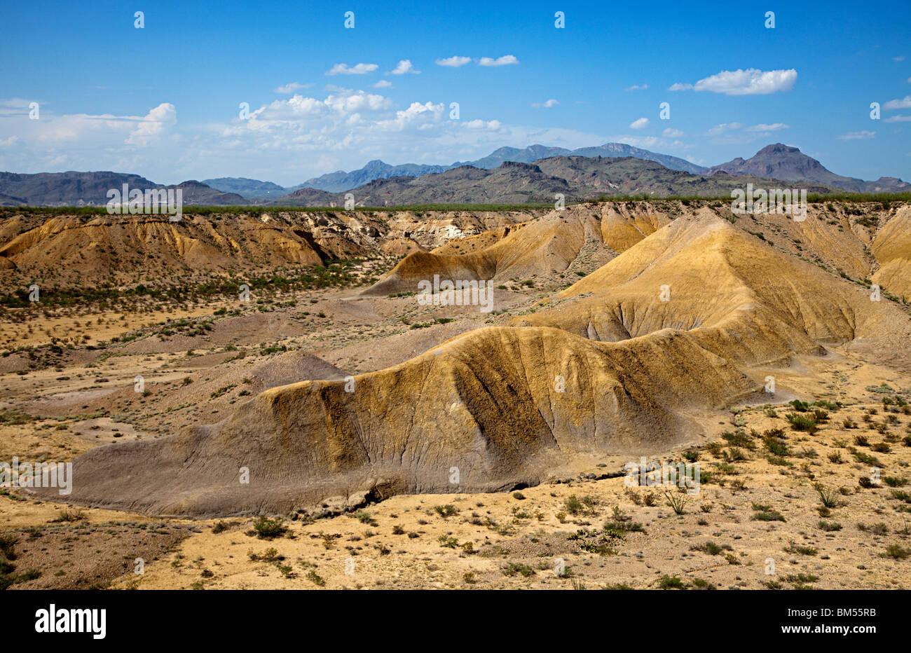 Badlands Big Bend National Park Texas USA Stock Photo - Alamy