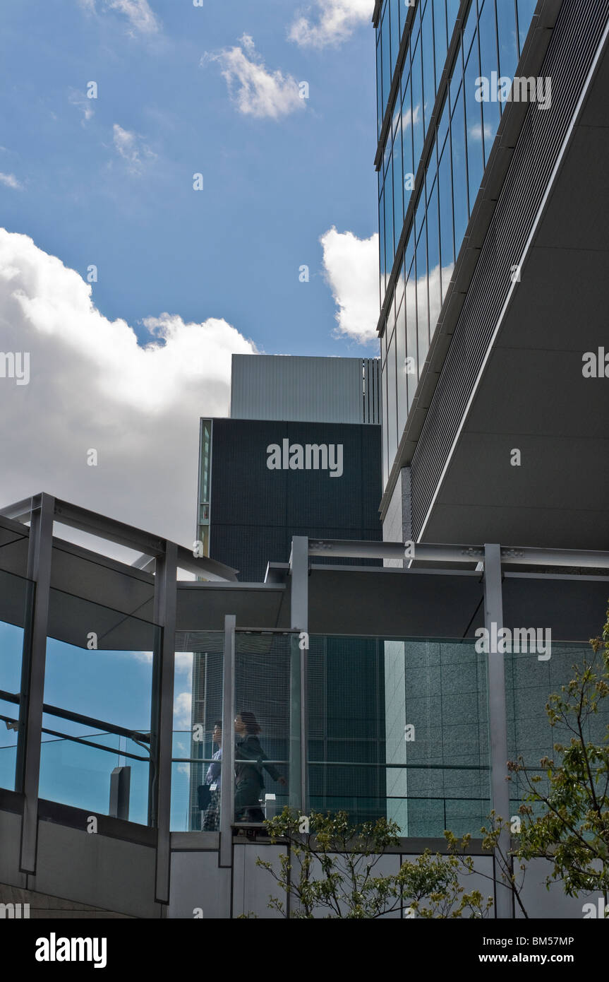 Passage from building Stock Photo - Alamy