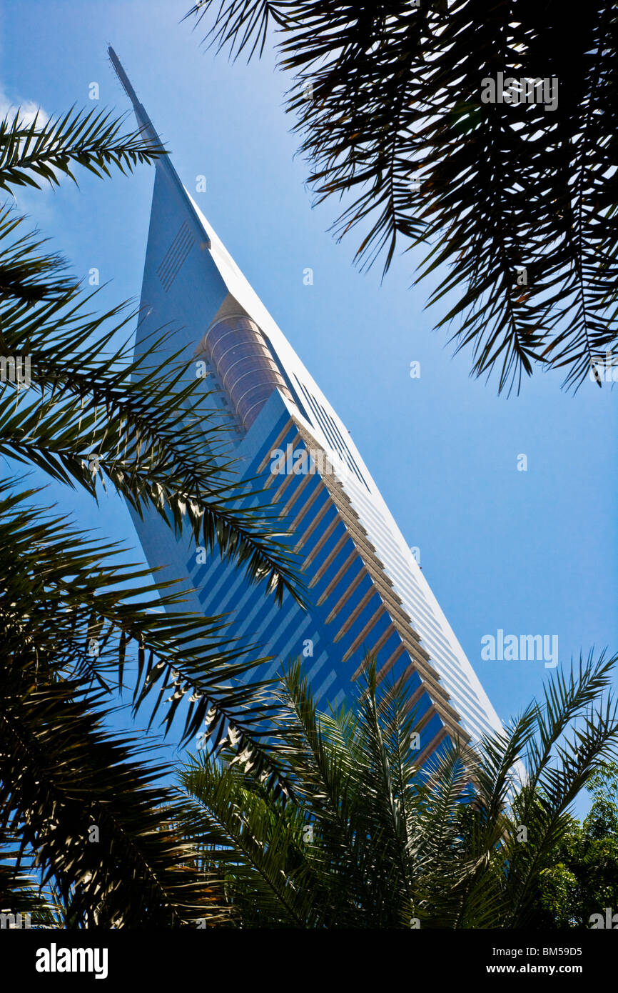 One of the Emirates Towers on Sheikh Zayed Road in the financial centre ...