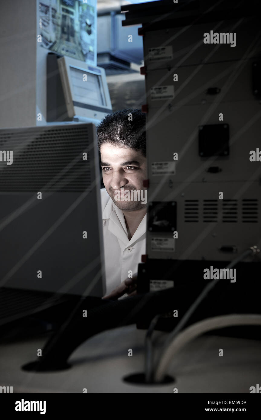 Quality control in a denim factory Stock Photo - Alamy