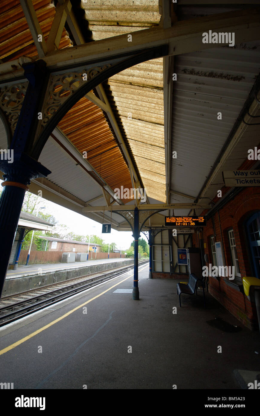 Sway New Forest Hampshire UK Railway Station Stock Photo - Alamy