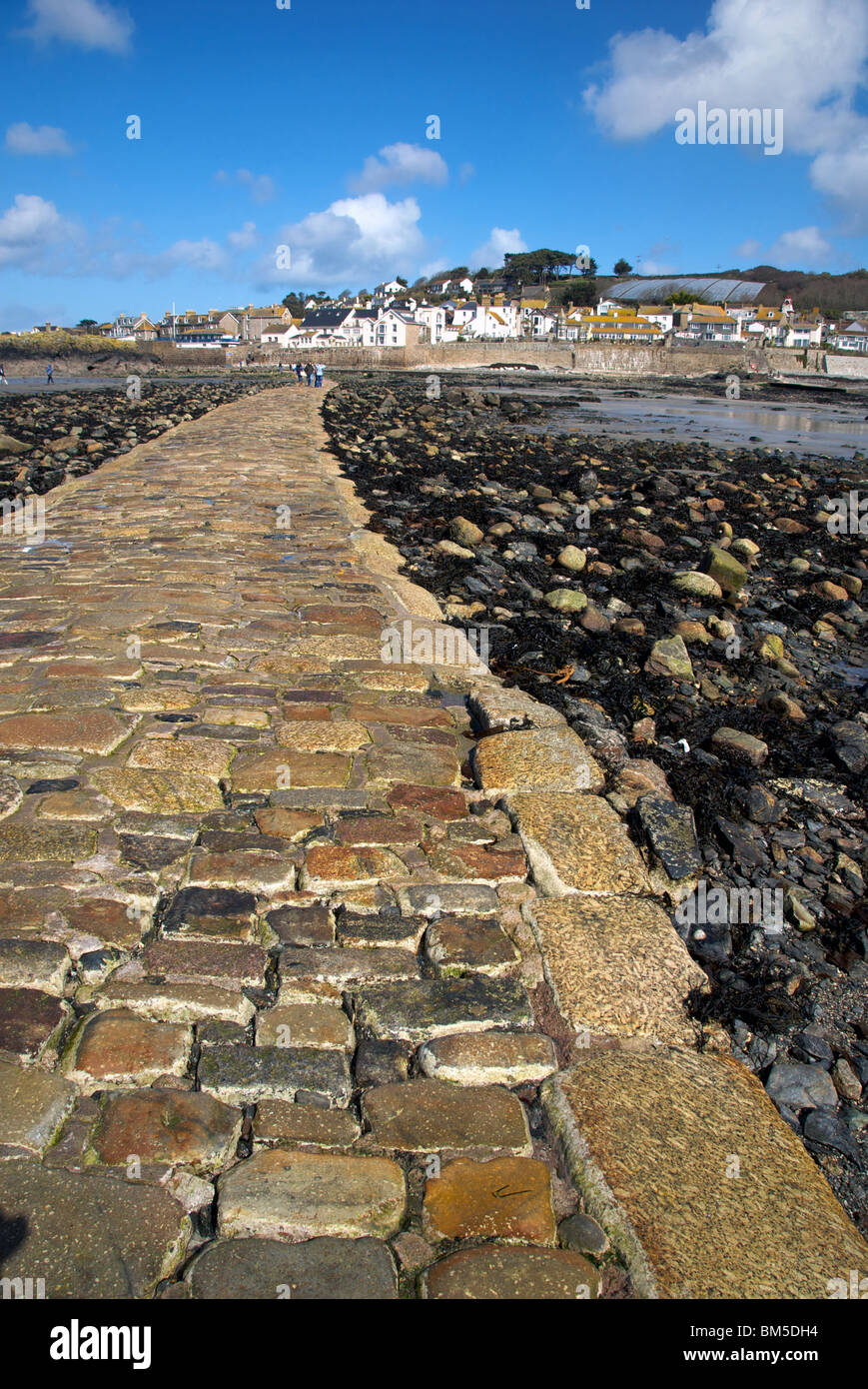St Michael's Mount Cornwall UK National Trust Causeway Marazion Stock ...