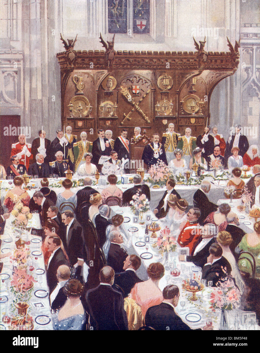 Lord Mayor's Banquet at the Guildhall Stock Photo - Alamy