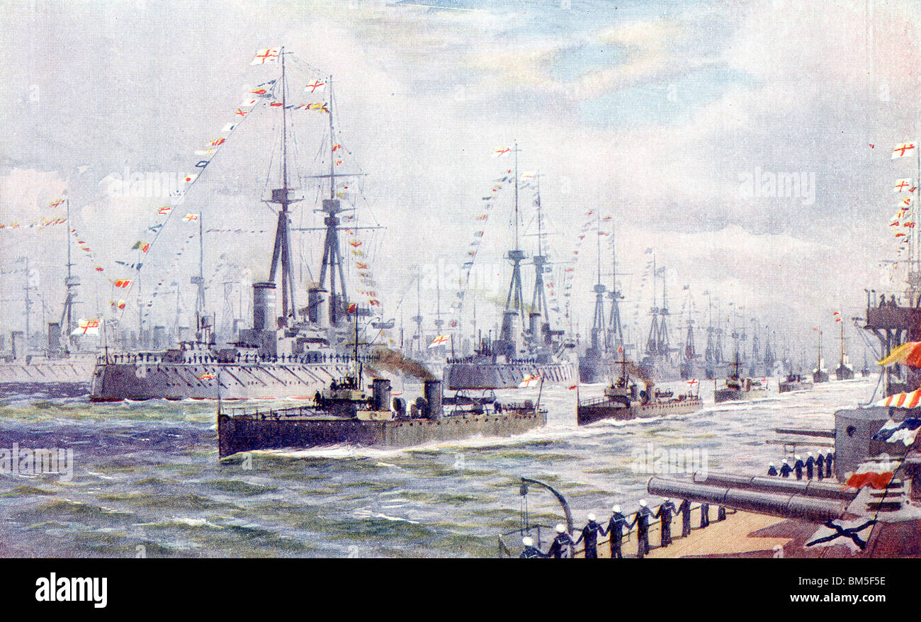 The Naval Review at Spithead Stock Photo - Alamy