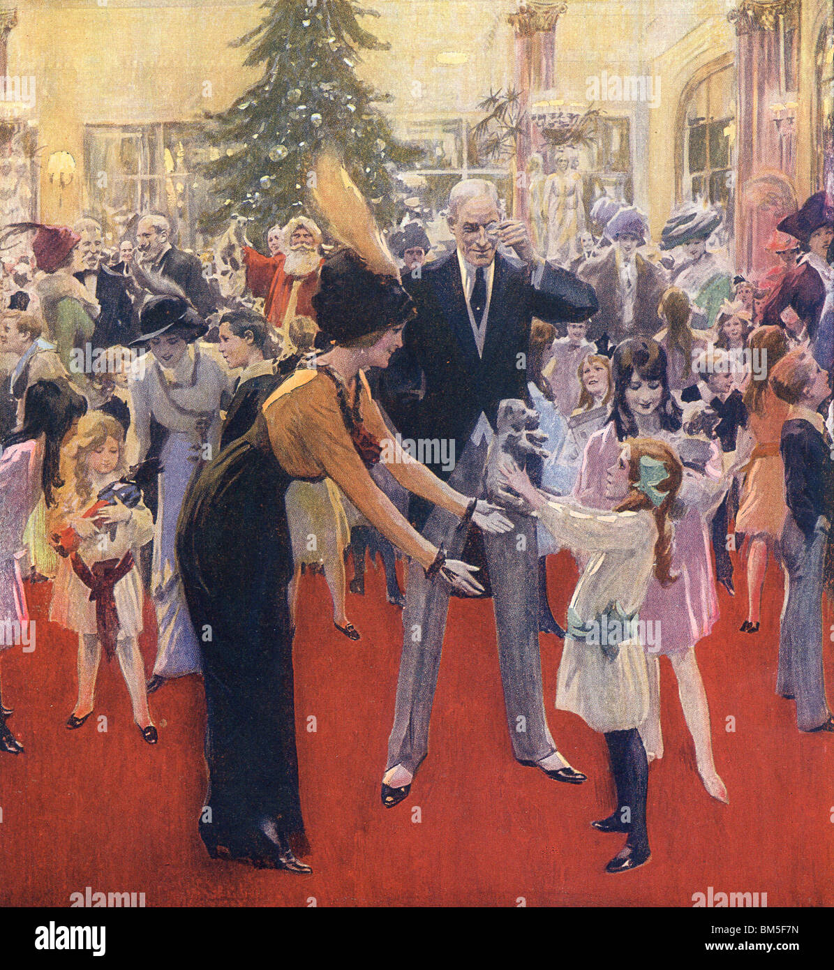 Victorian christmas illustration hi-res stock photography and images ...