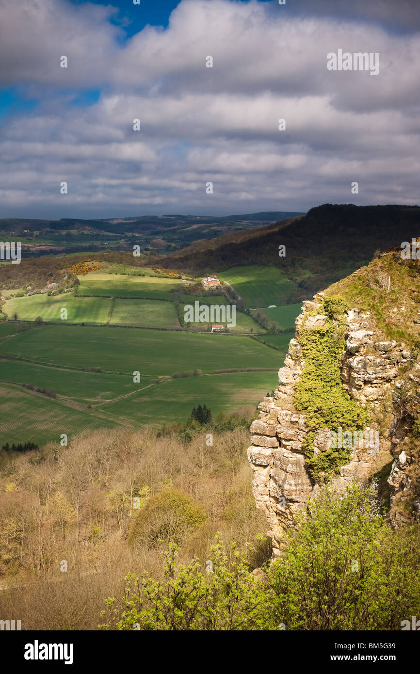 Looking to Sutton Bank in North Yorkshire, England Stock Photo - Alamy
