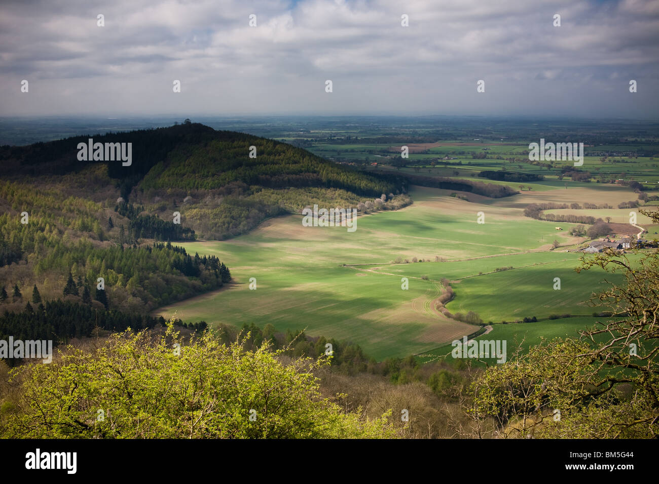 Hood Hill from Sutton Bank, North Yorkshire, England Stock Photo - Alamy