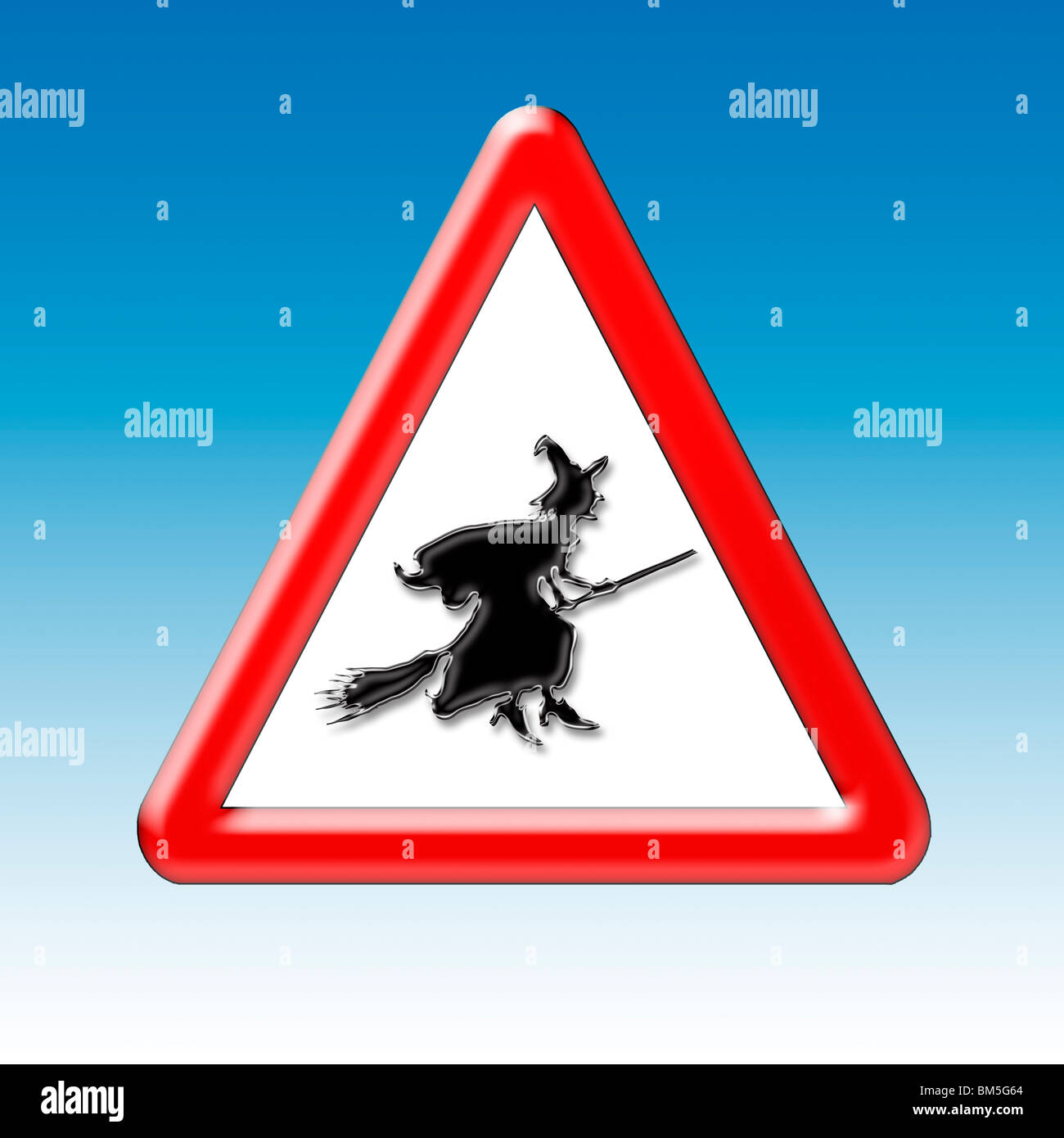 Warning Witches! Graphical representation using Road Warning Sign with ...