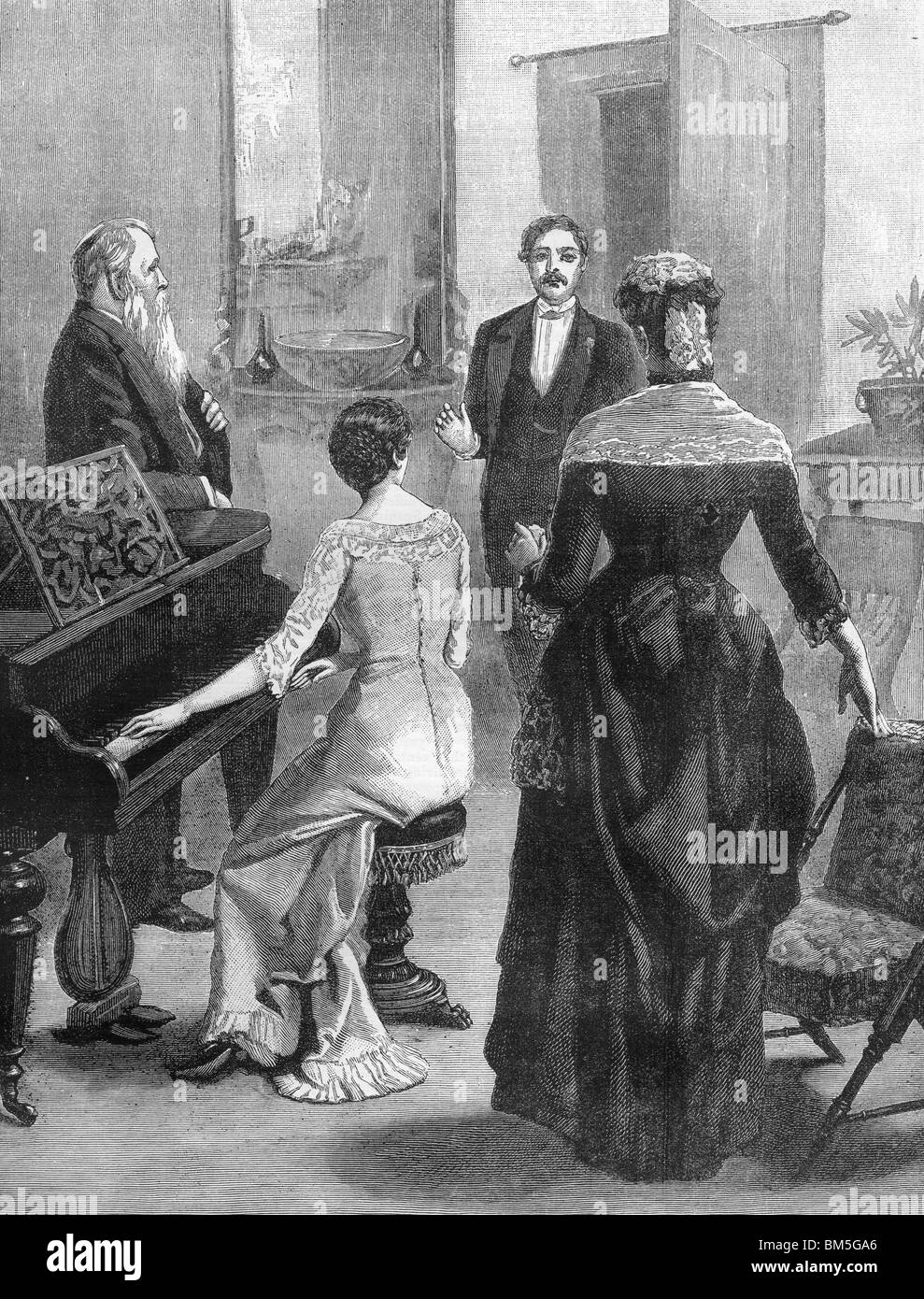 Victorian party music hi-res stock photography and images - Alamy