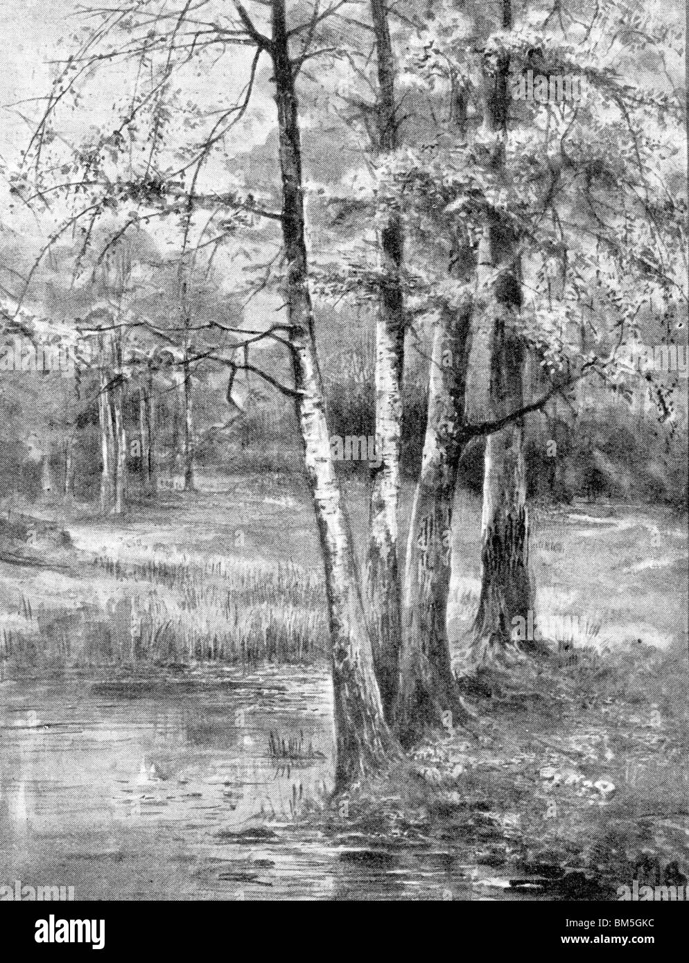 1800s rural scene Black and White Stock Photos & Images - Alamy