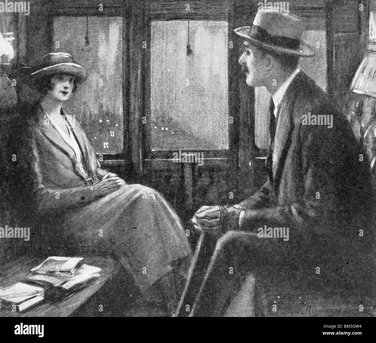 Travel train 1800s Black and White Stock Photos & Images - Alamy