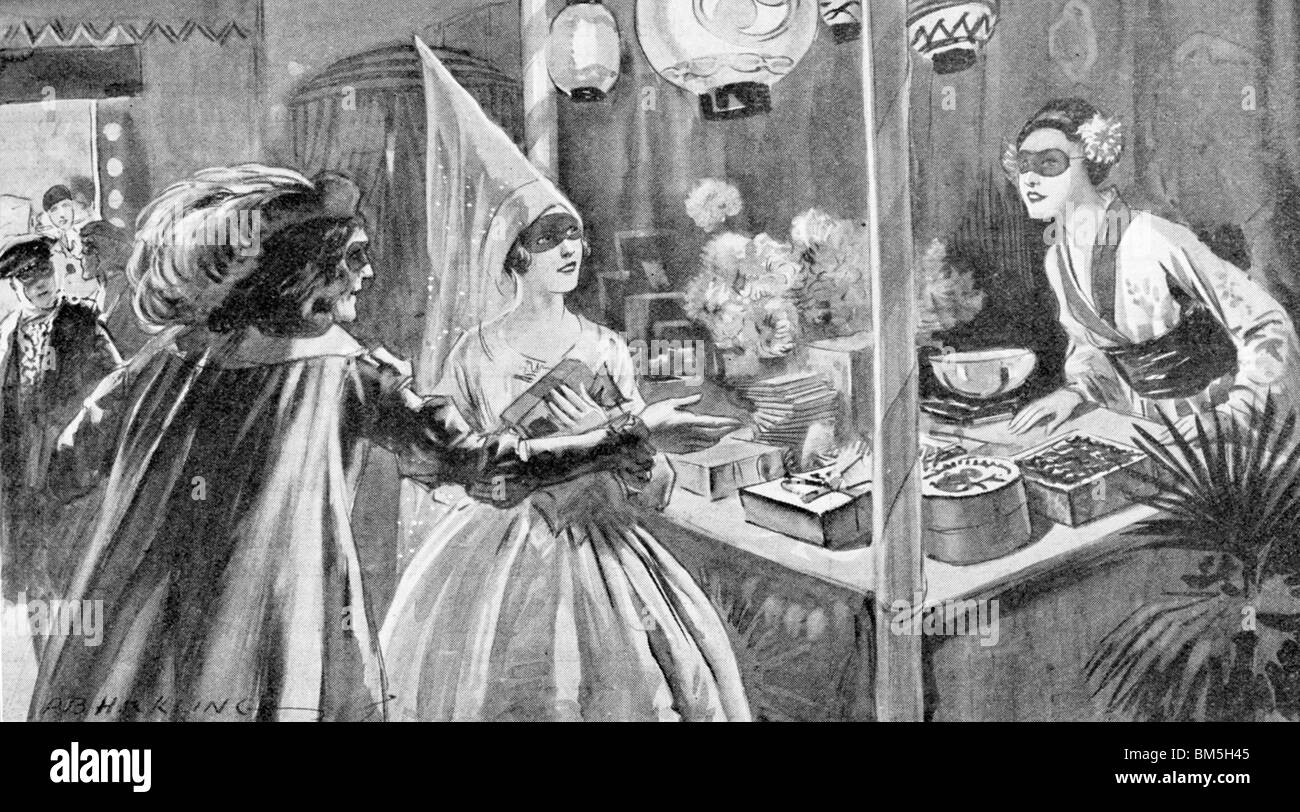 Masks and costumes Black and White Stock Photos & Images - Alamy