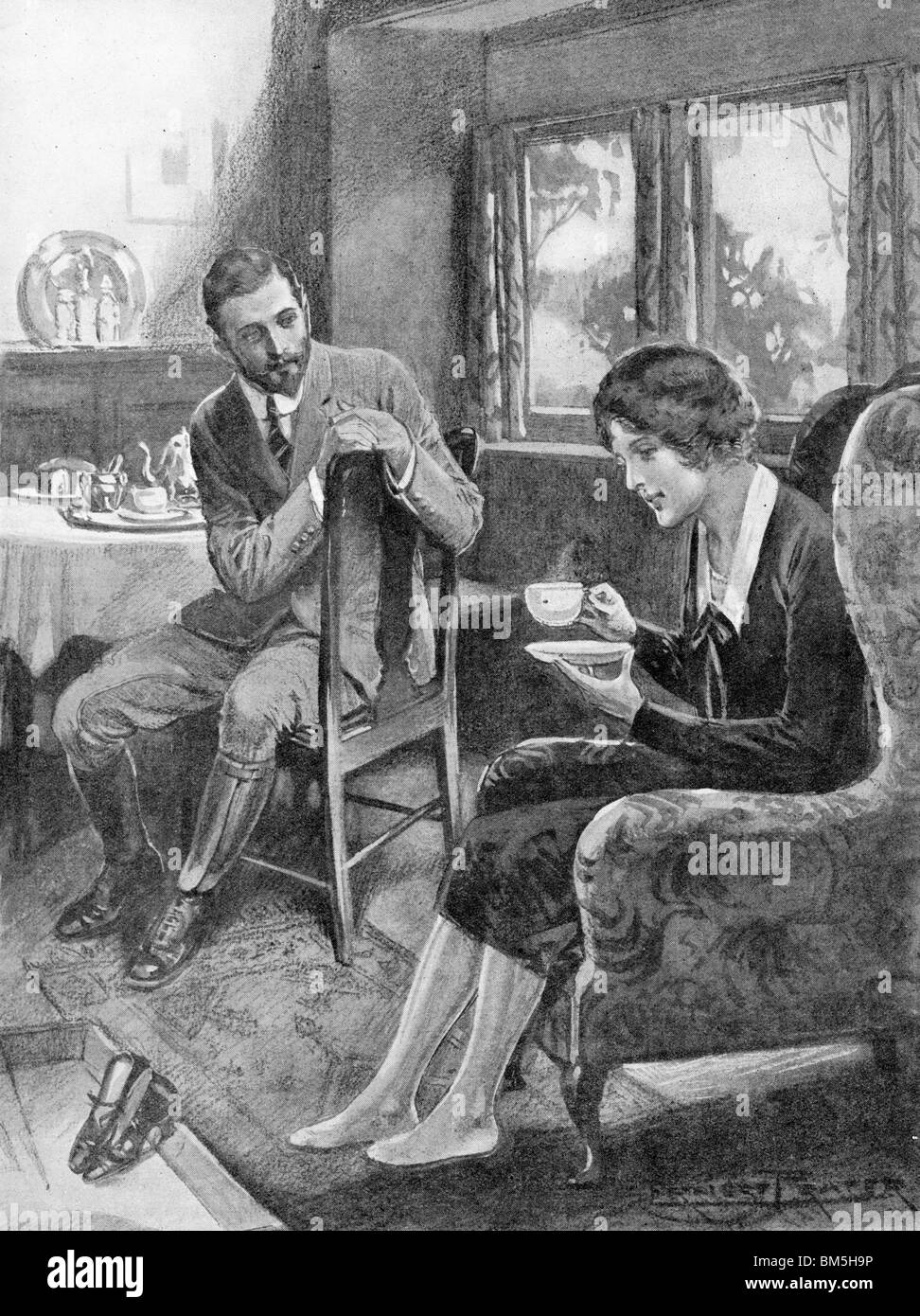 1800s people conversation hi-res stock photography and images - Alamy