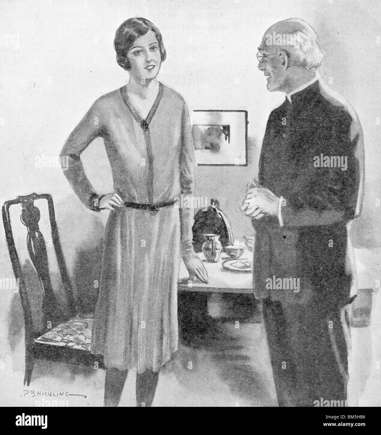 Victorian father and daughter hi-res stock photography and images - Alamy