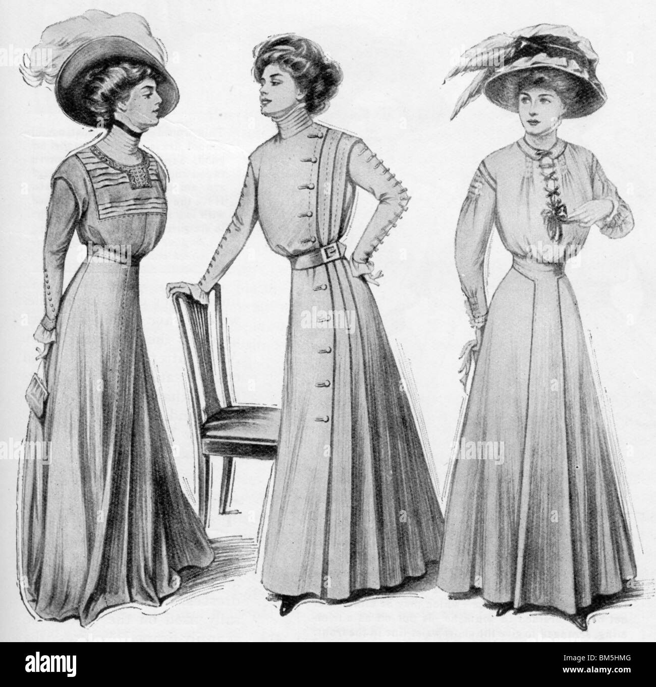 Model styles Black and White Stock Photos & Images - Alamy