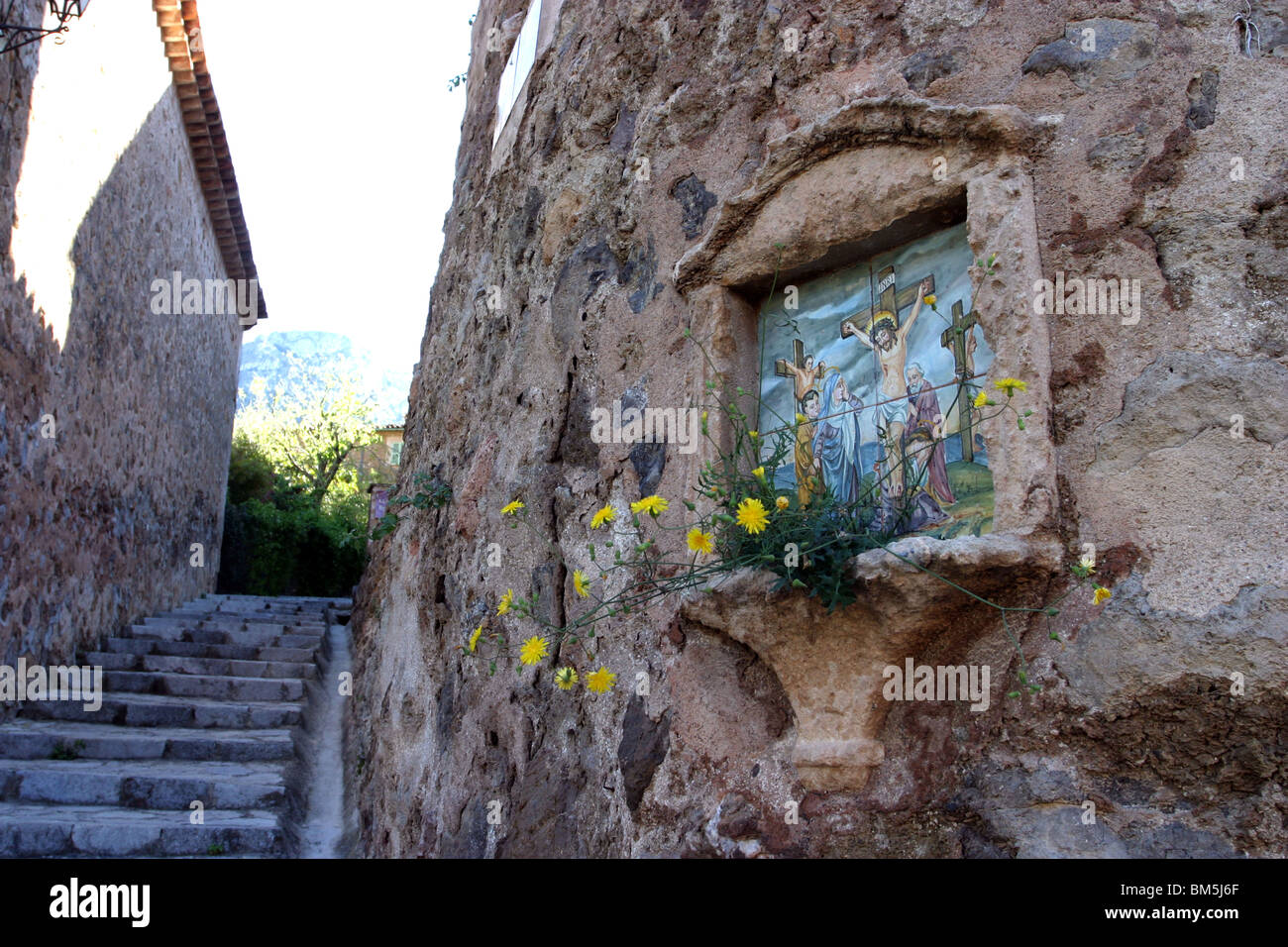 Stations of the Cross, Deia, Mallorca, Spain Stock Photo - Alamy