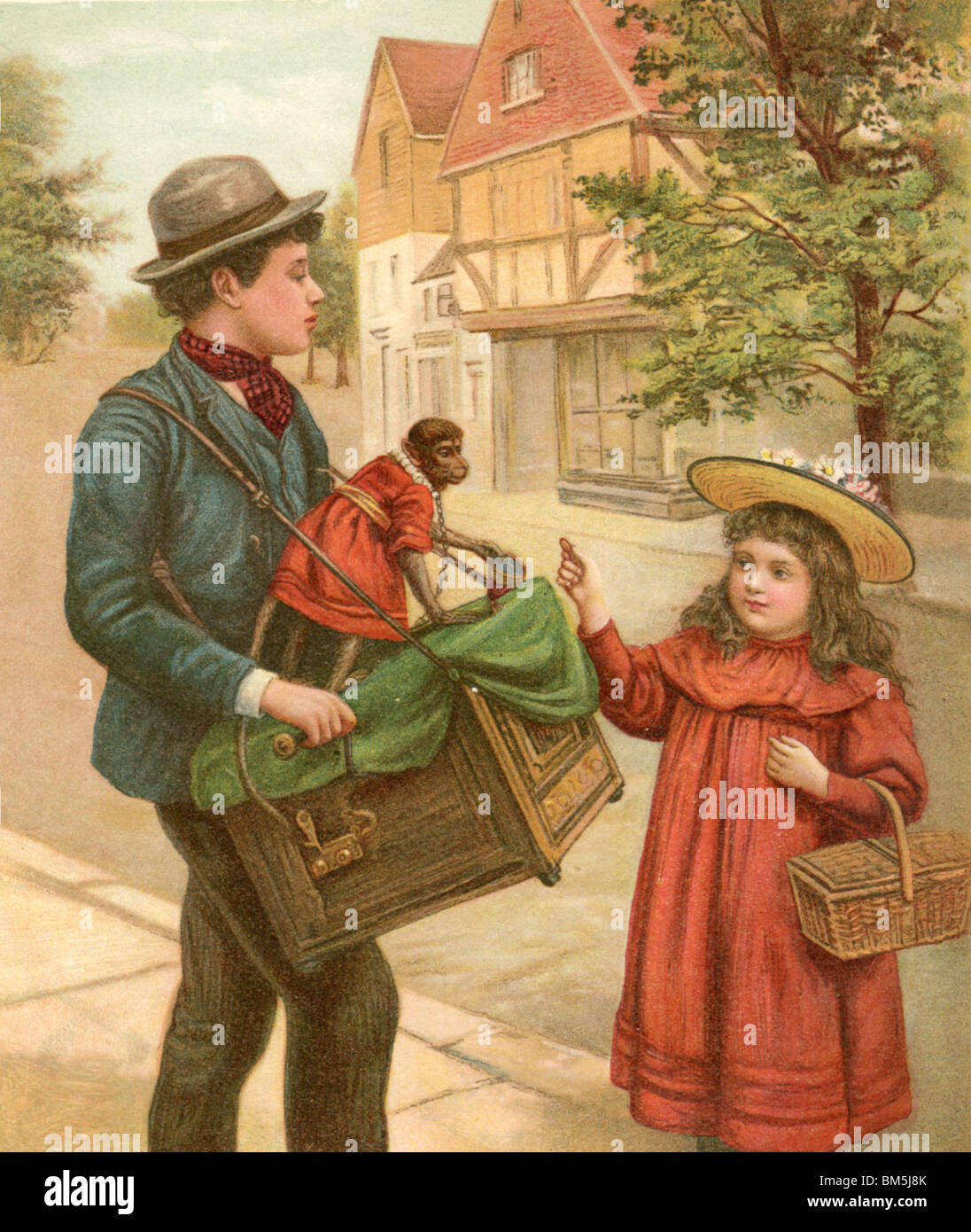 Boy with bread drawing hi-res stock photography and images - Alamy