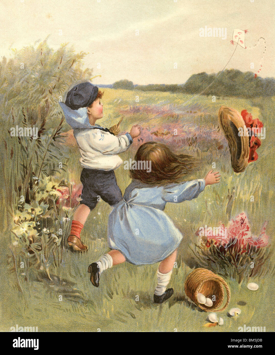 The Wind in a Frolic Stock Photo - Alamy