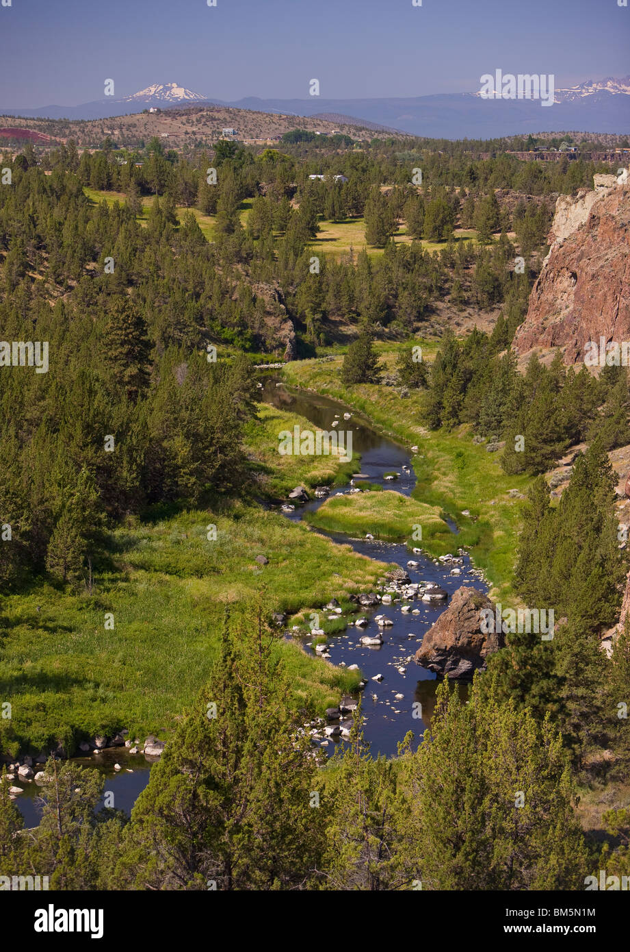 REDMOND, OREGON, USA - Crooked River in Smith Rock State Park Stock ...