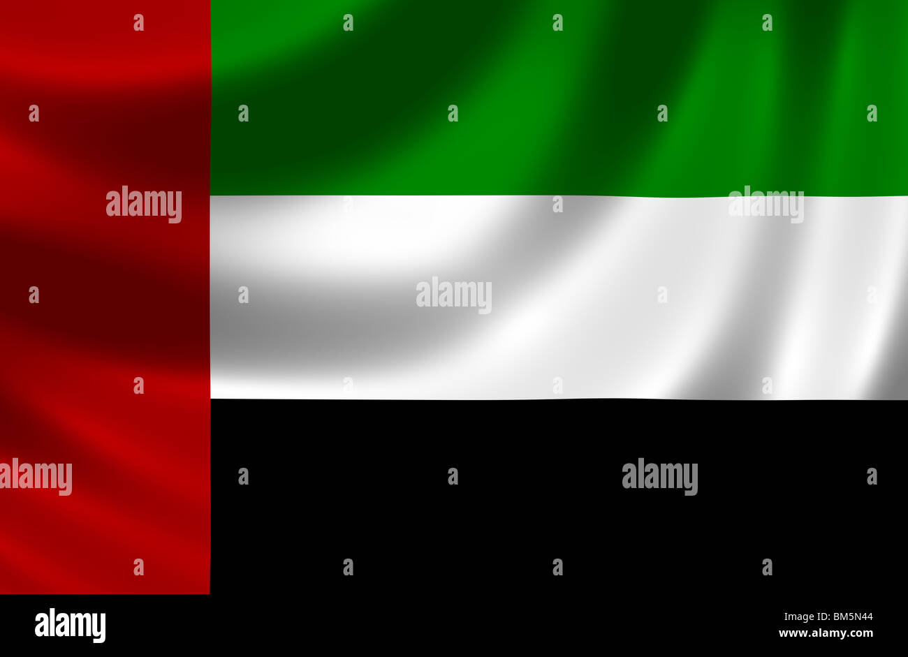 Flag of the United Arab Emirates Stock Photo - Alamy