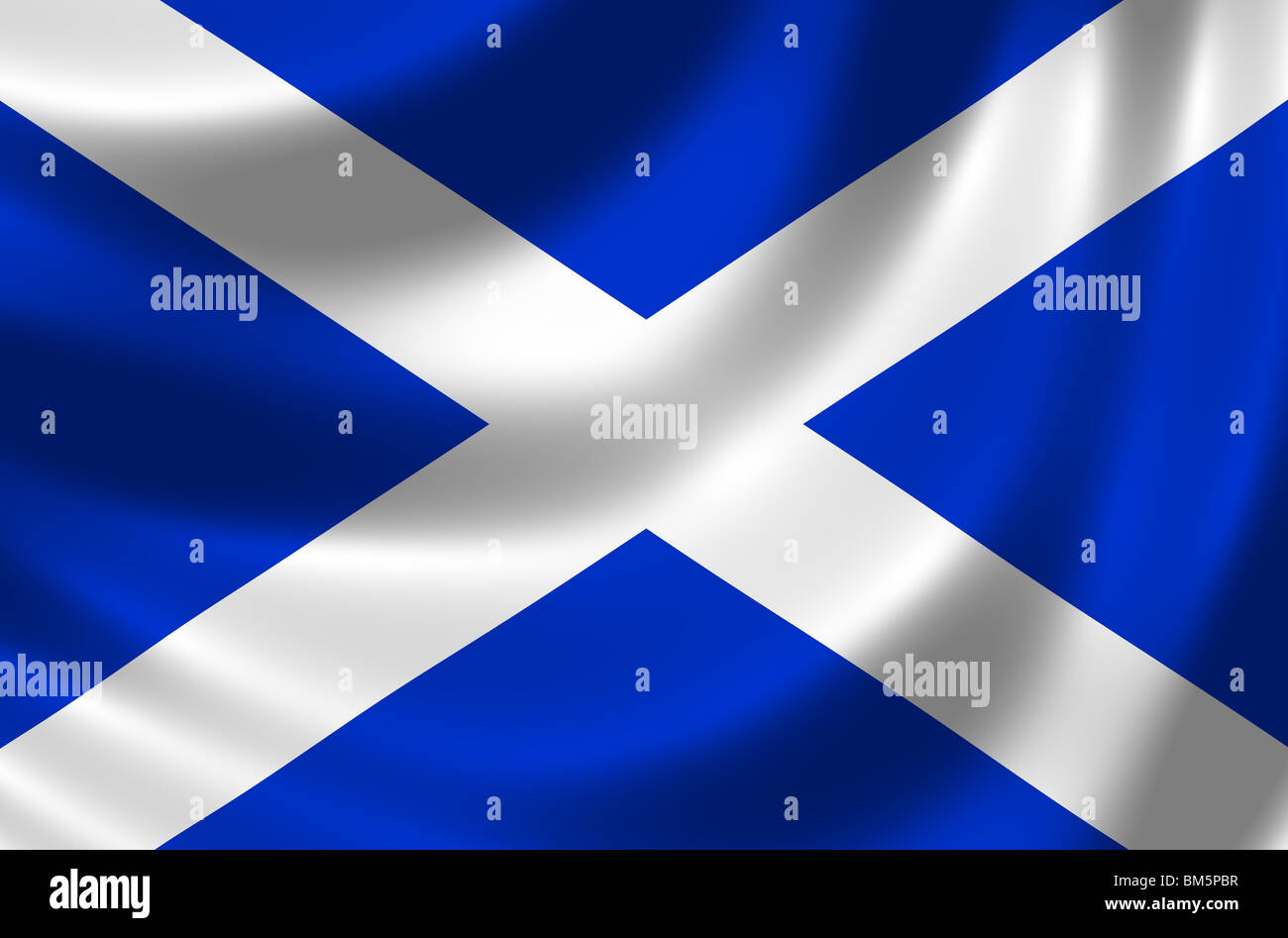 Flag of Scotland Stock Photo - Alamy