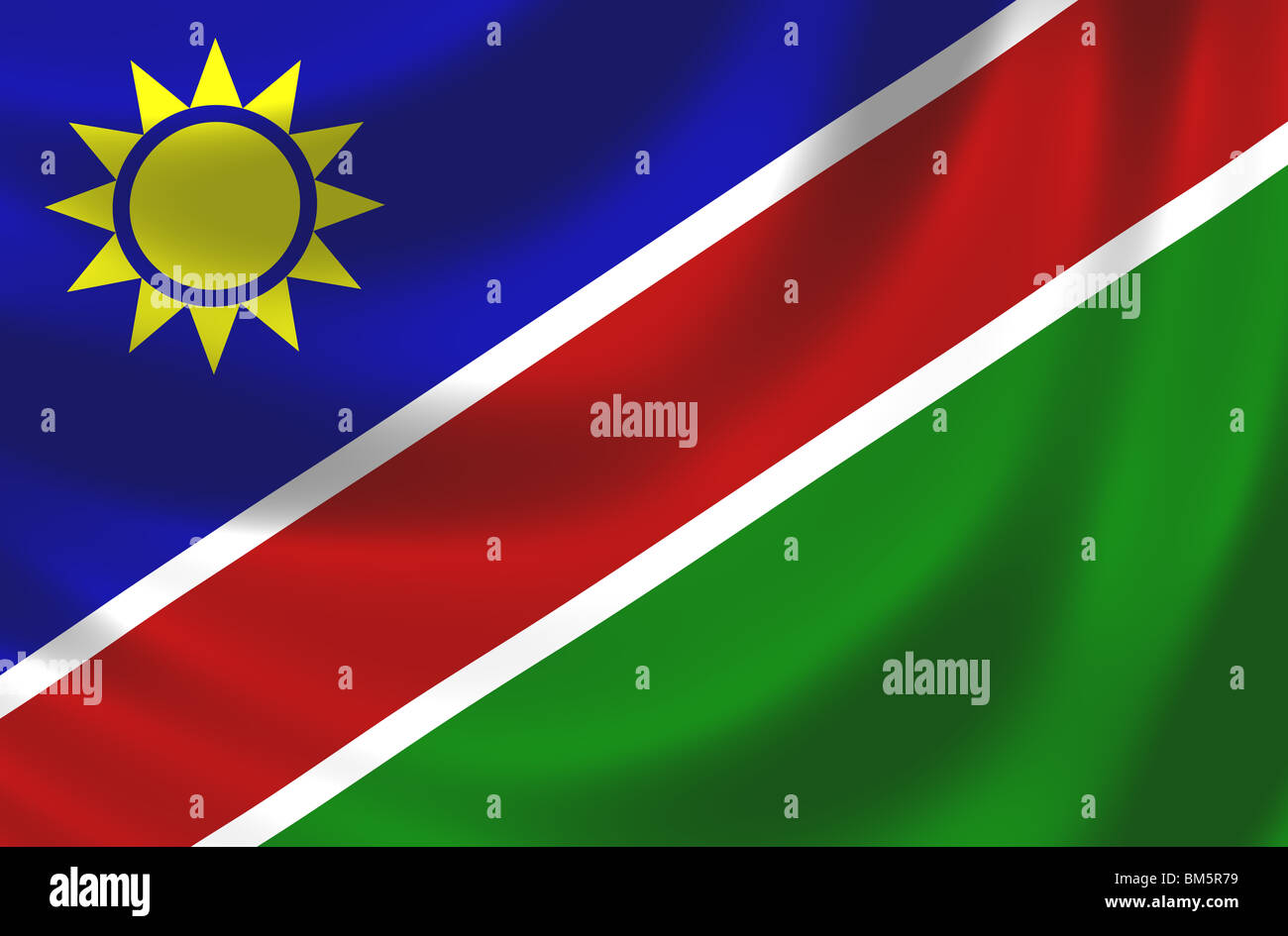 Flag of Namibia Stock Photo - Alamy