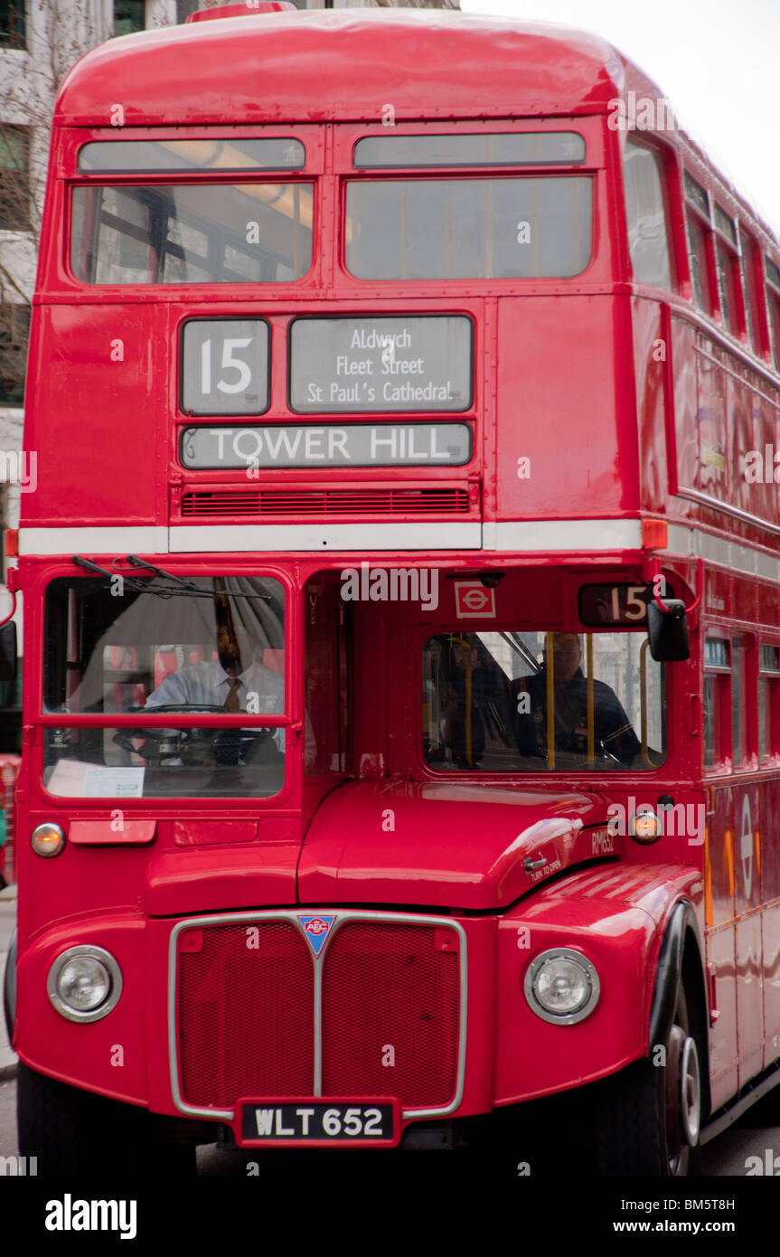 Old double decker bus hi-res stock photography and images - Alamy