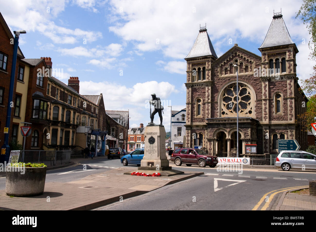 Abergavenny town wales hi-res stock photography and images - Alamy