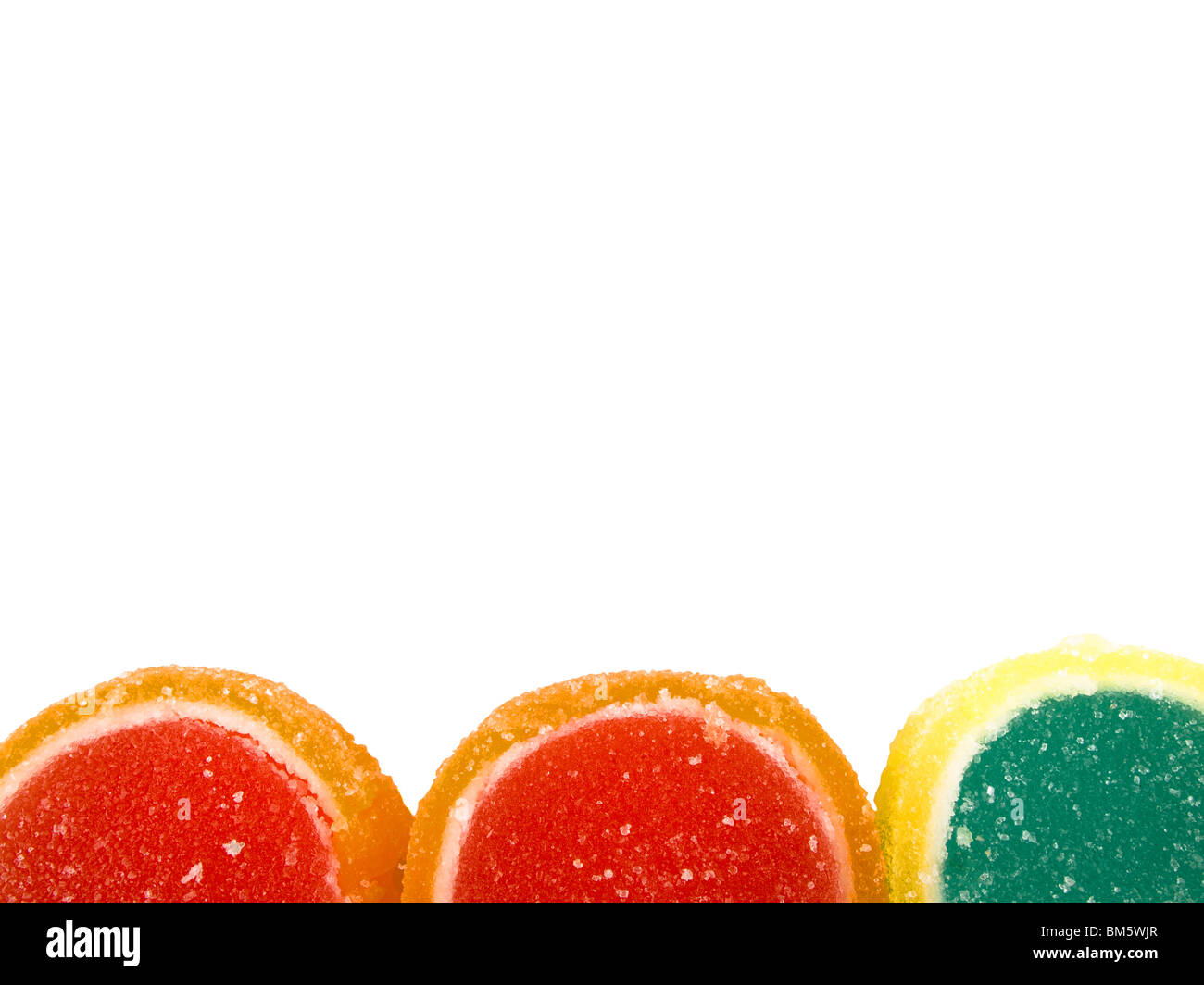 Colorful jellies frame Stock Photo - Alamy