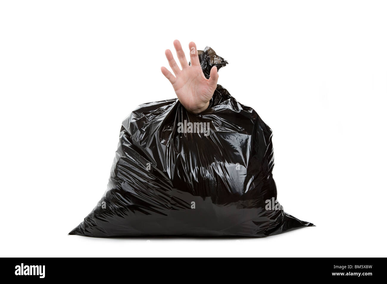 Hand plastic bag Cut Out Stock Images & Pictures - Alamy