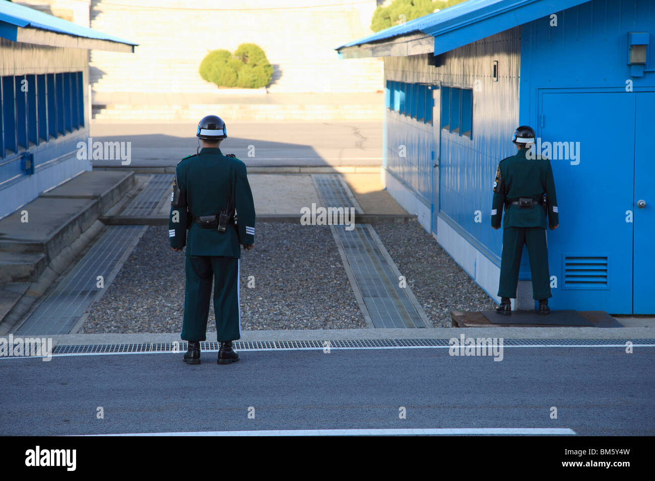 United Nations Buildings ROK Soldiers Joint Security Area Panmunjom ...
