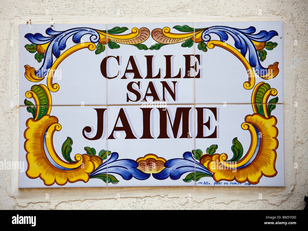 Ceramic name plaque hi-res stock photography and images - Alamy