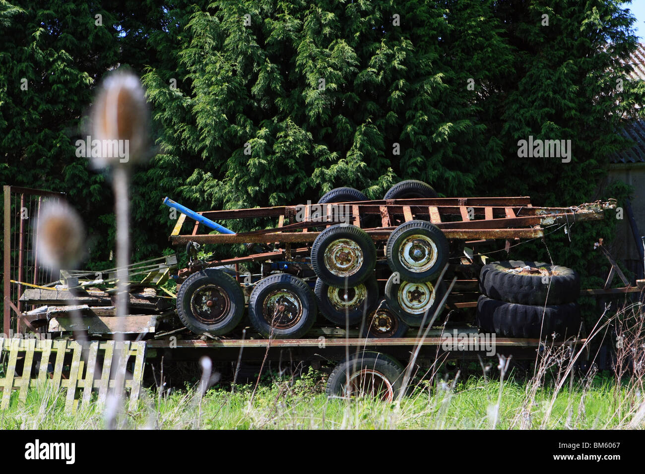 Trailer on top of trailer hi-res stock photography and images - Alamy