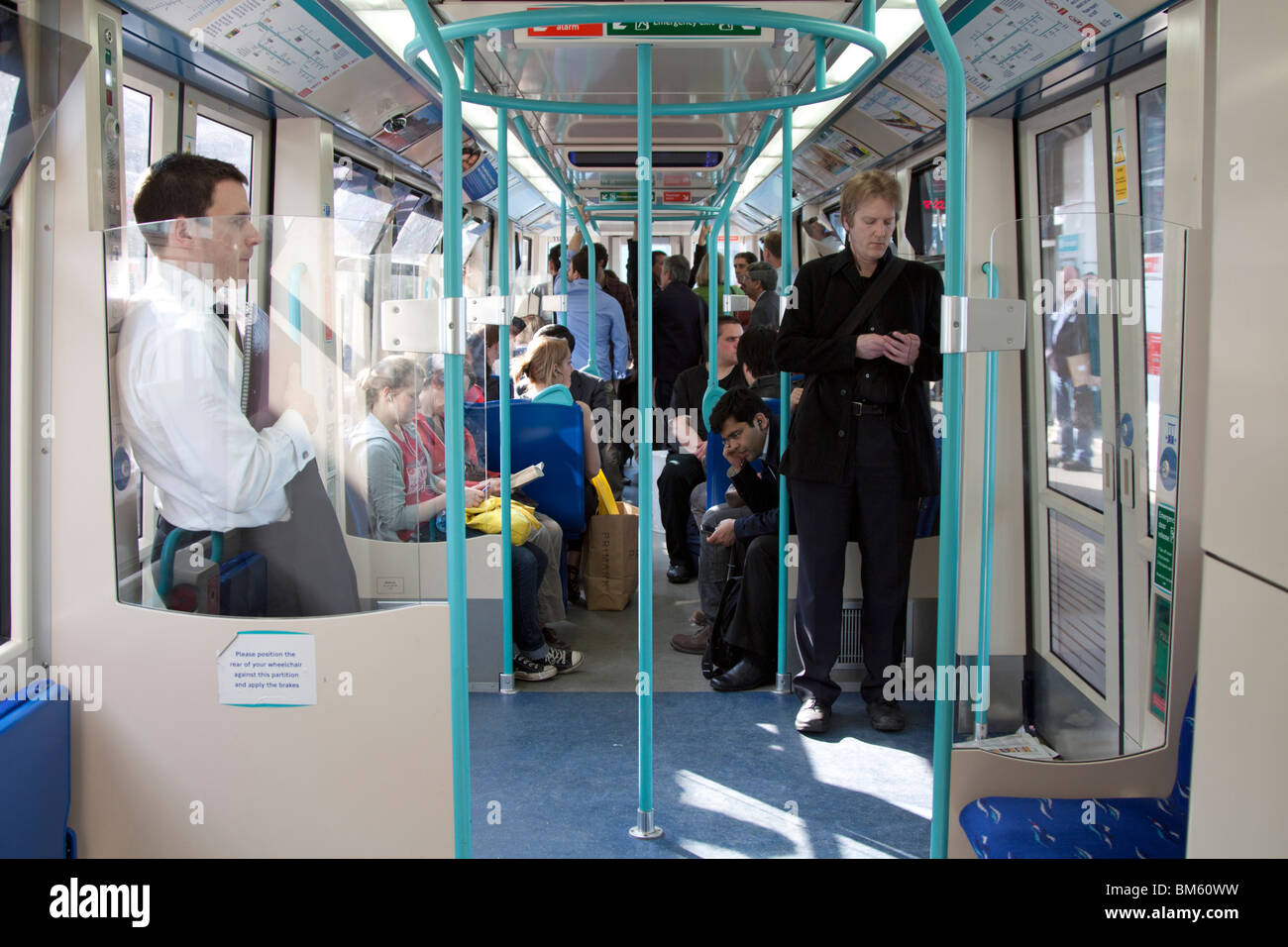 Dlr train interior hi-res stock photography and images - Alamy