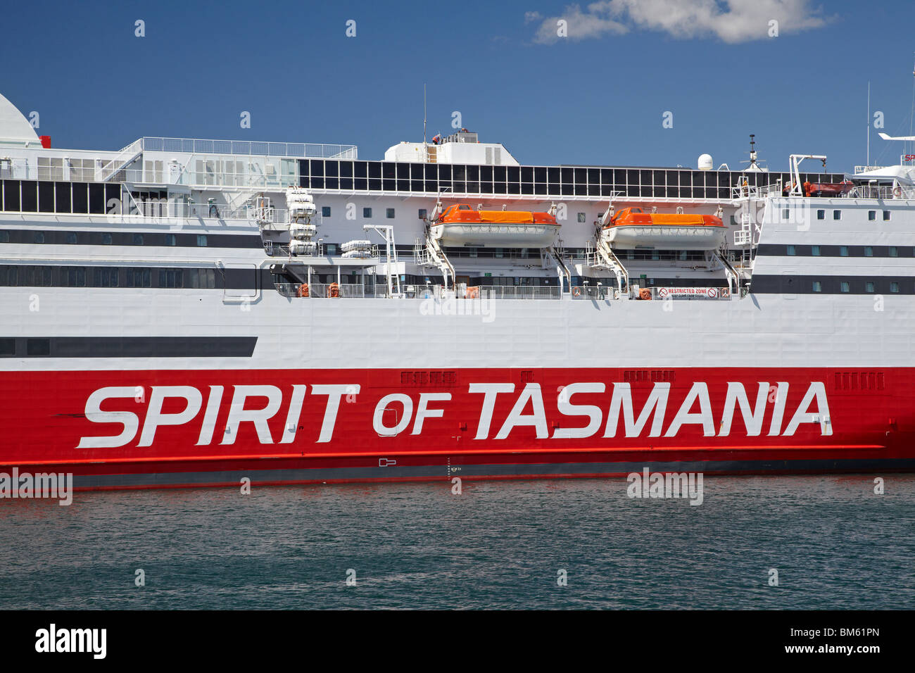 Spirit of Tasmania Ferry, Mersey River, Devonport, Northern Tasmania ...