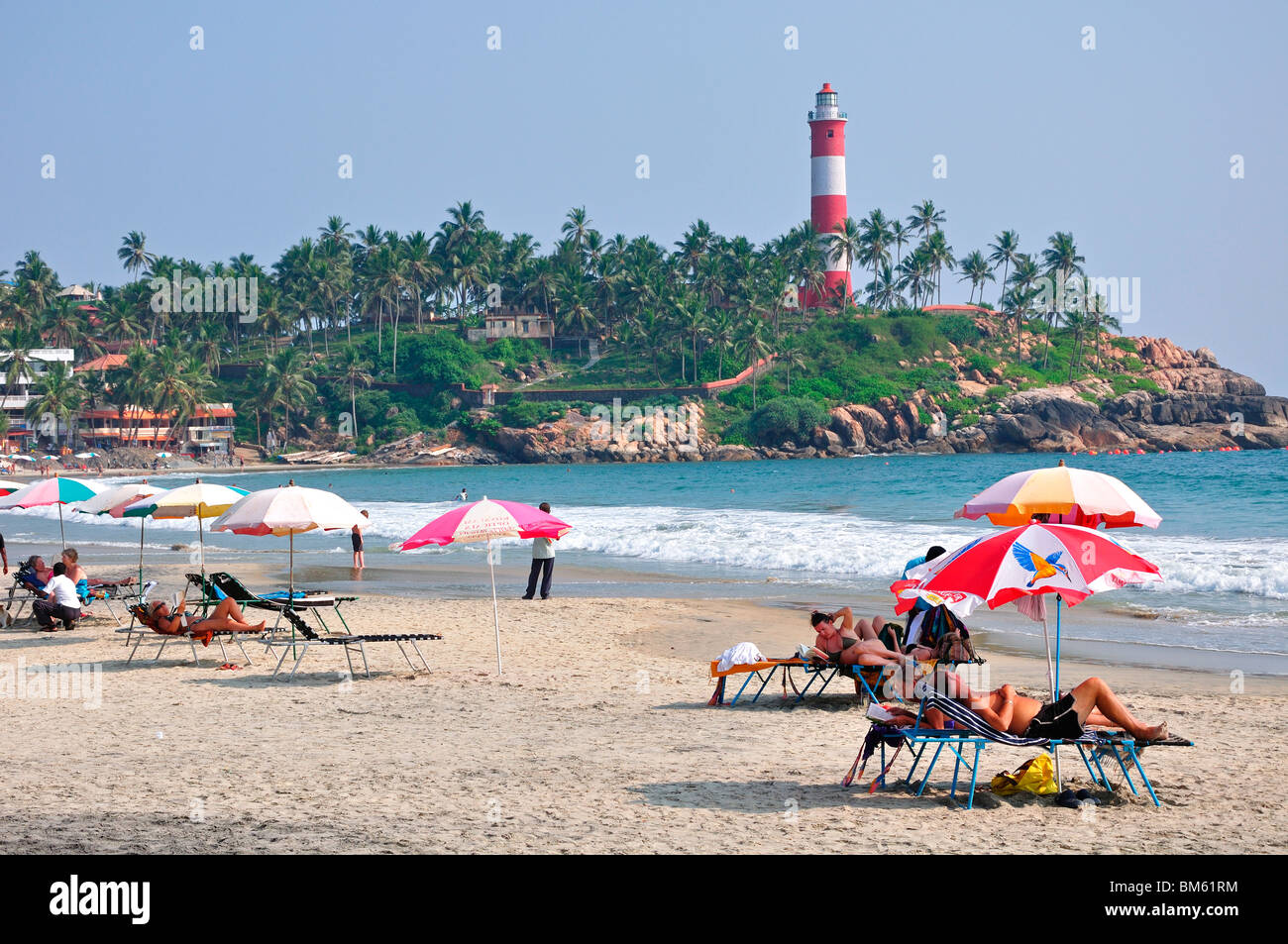 Kovalam tourist destination hi-res stock photography and images - Alamy
