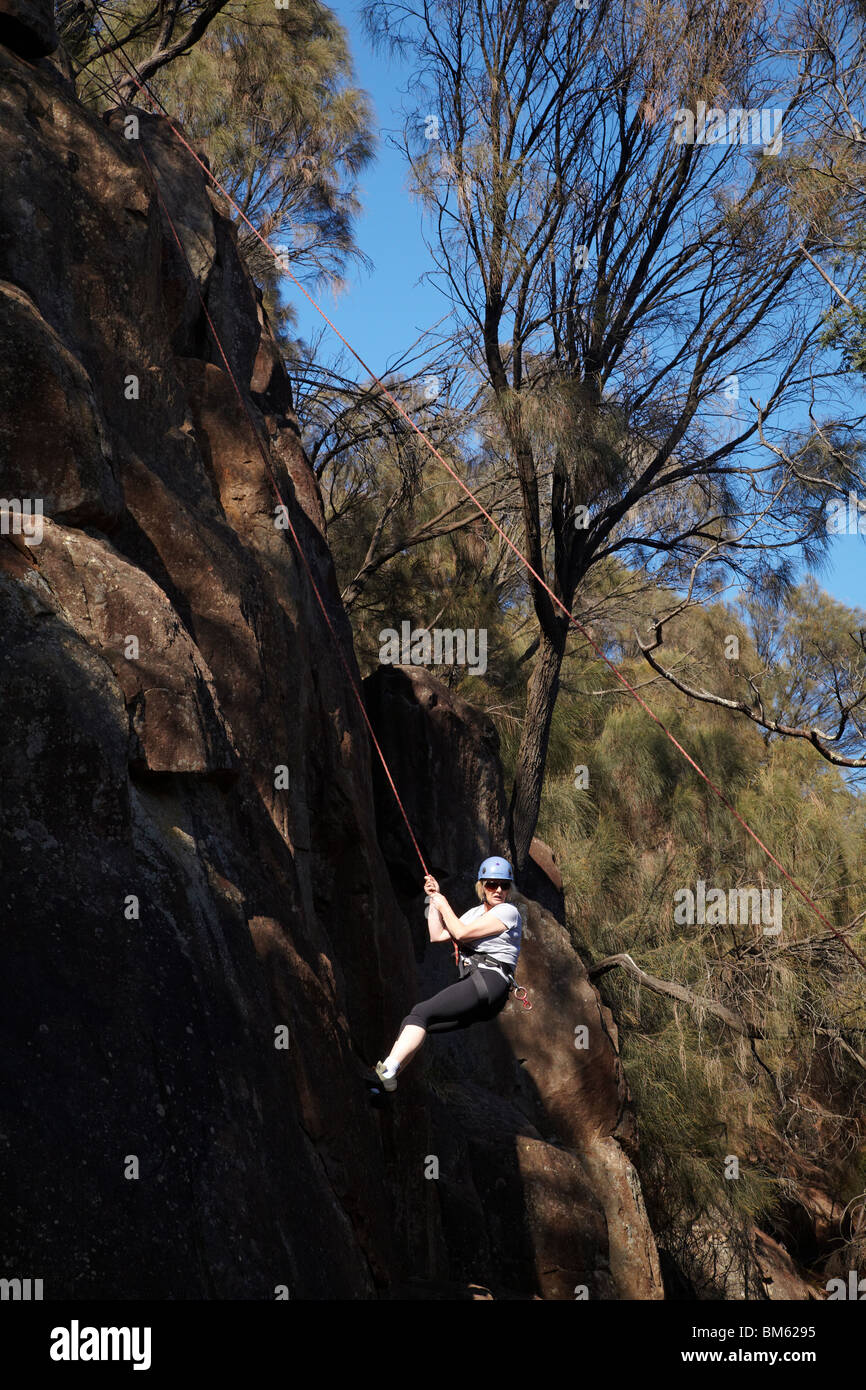 Abseiling ropes hi-res stock photography and images - Alamy