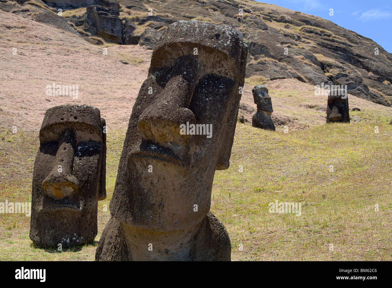 Easter island statues hi-res stock photography and images - Alamy