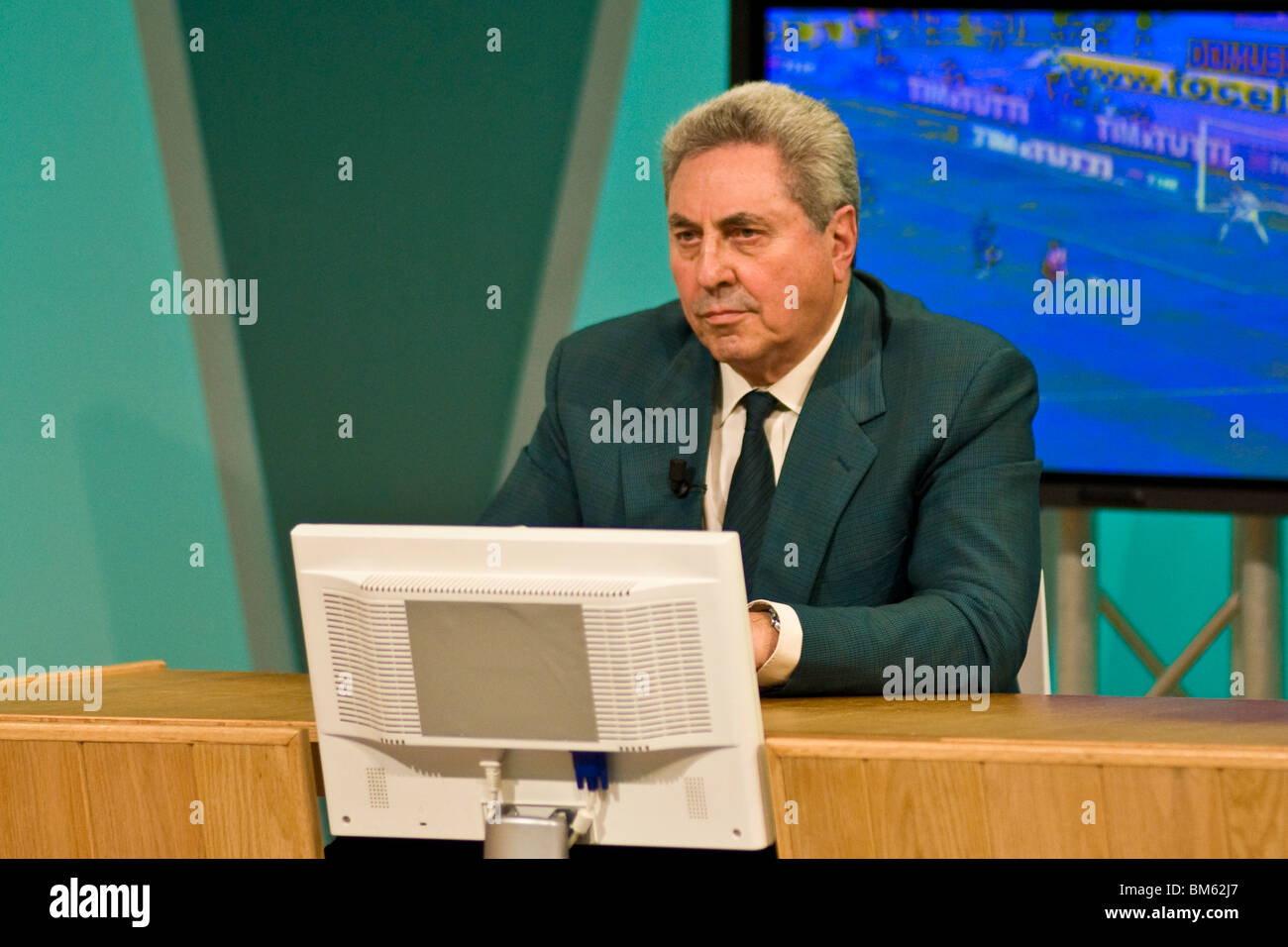 Gino Bacci, QSVS show, TeleLombardia, Milan, Italy, 09.05.2010 Stock ...