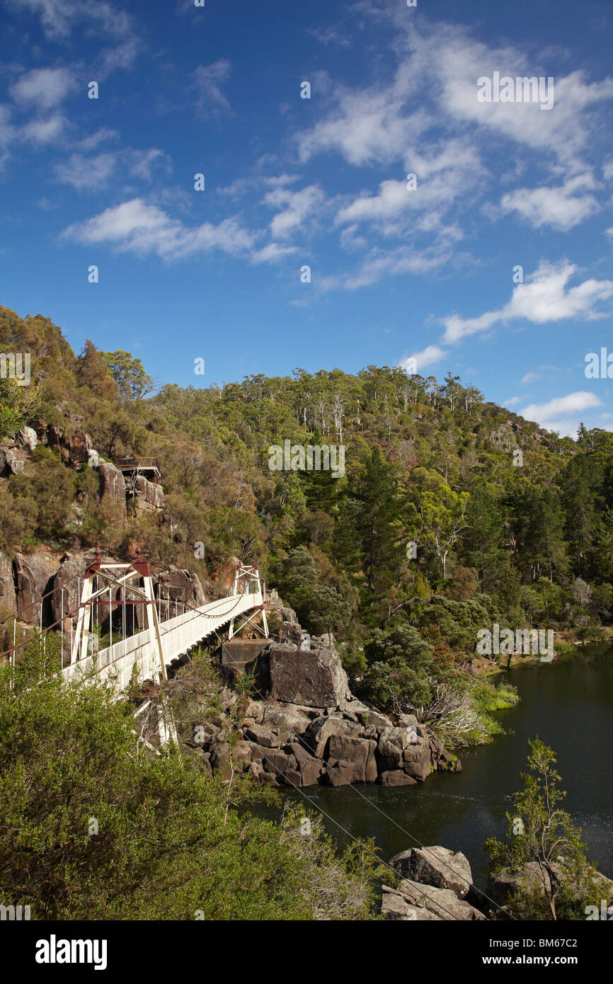 Alexandra Suspension Bridge (1904), First Basin, Cataract Gorge, South ...